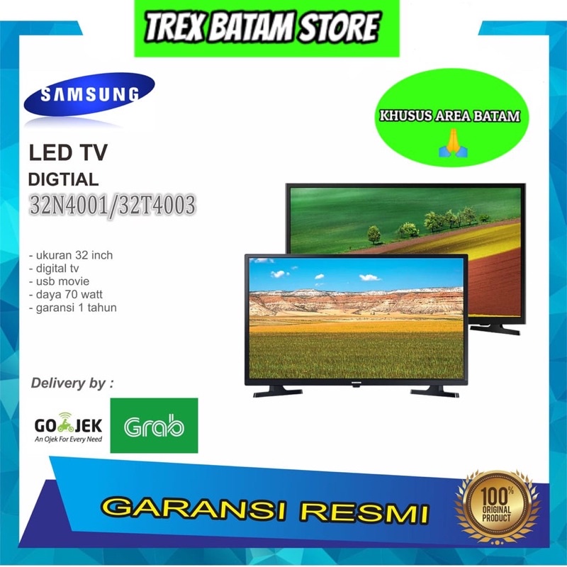 Jual SAMSUNG 32T4003 LED TV 32 INCH DIGITAL TV (BATAM) | Shopee Indonesia