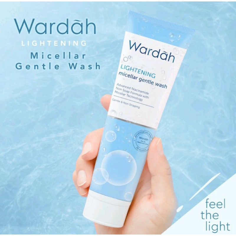 Jual SABUN CUCI MUKA WARDAH LIGHTENING MICELLAR GENTLE WASH | 100 ML ...