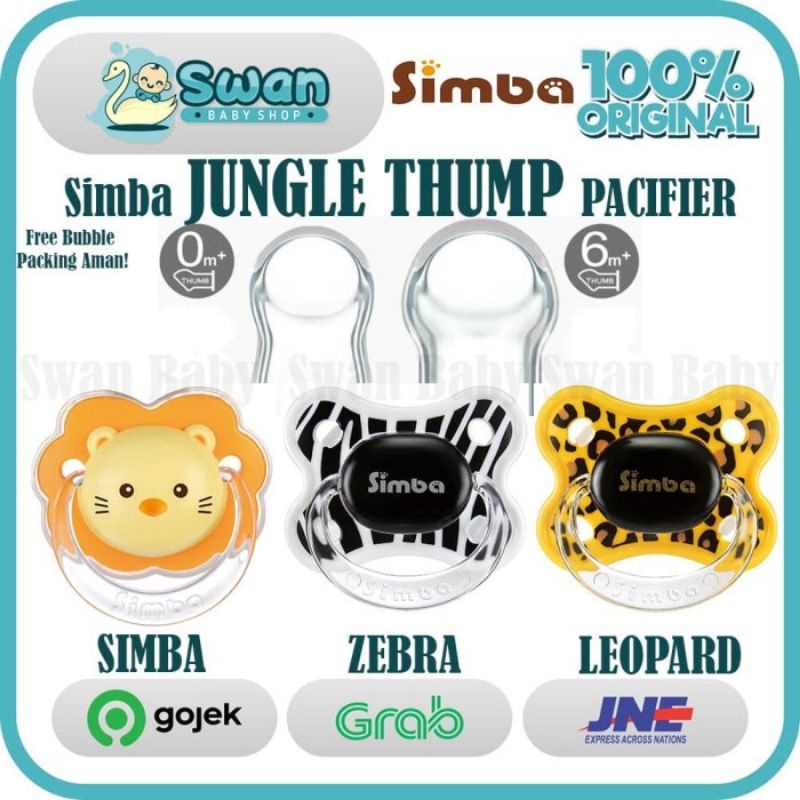 Jual Simba JUNGLE Thumb Shaped Pacifier All Varian | Shopee Indonesia
