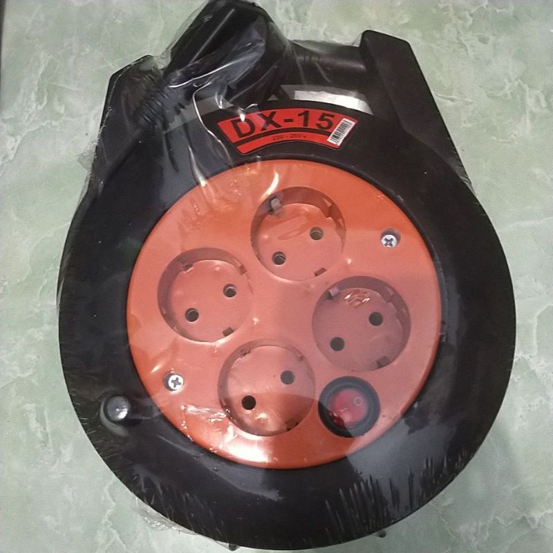 Jual Kabel roll gulung dexta dx-15 15 meter + saklar switch on/off ...