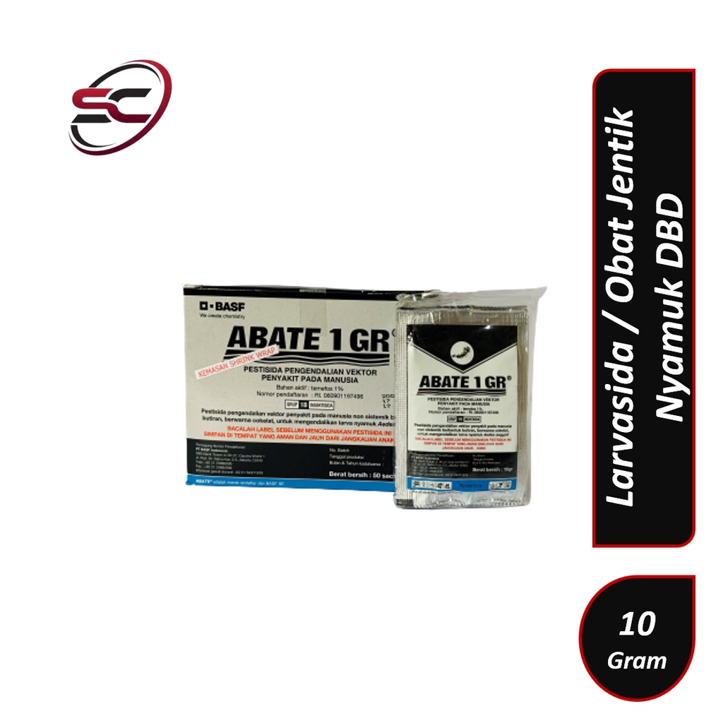 Jual ABATE 1 GR Sachet 10 Gram - Obat Jentik Jentik Nyamuk DBD ...