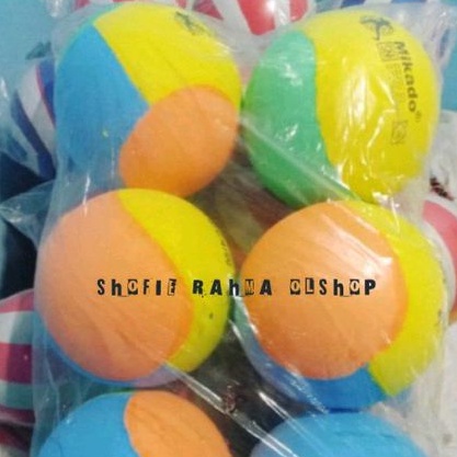 Jual (1 pcs) Bola Plastik Sepak Bola Spons Voli Basket Anak Mikado 3 ...