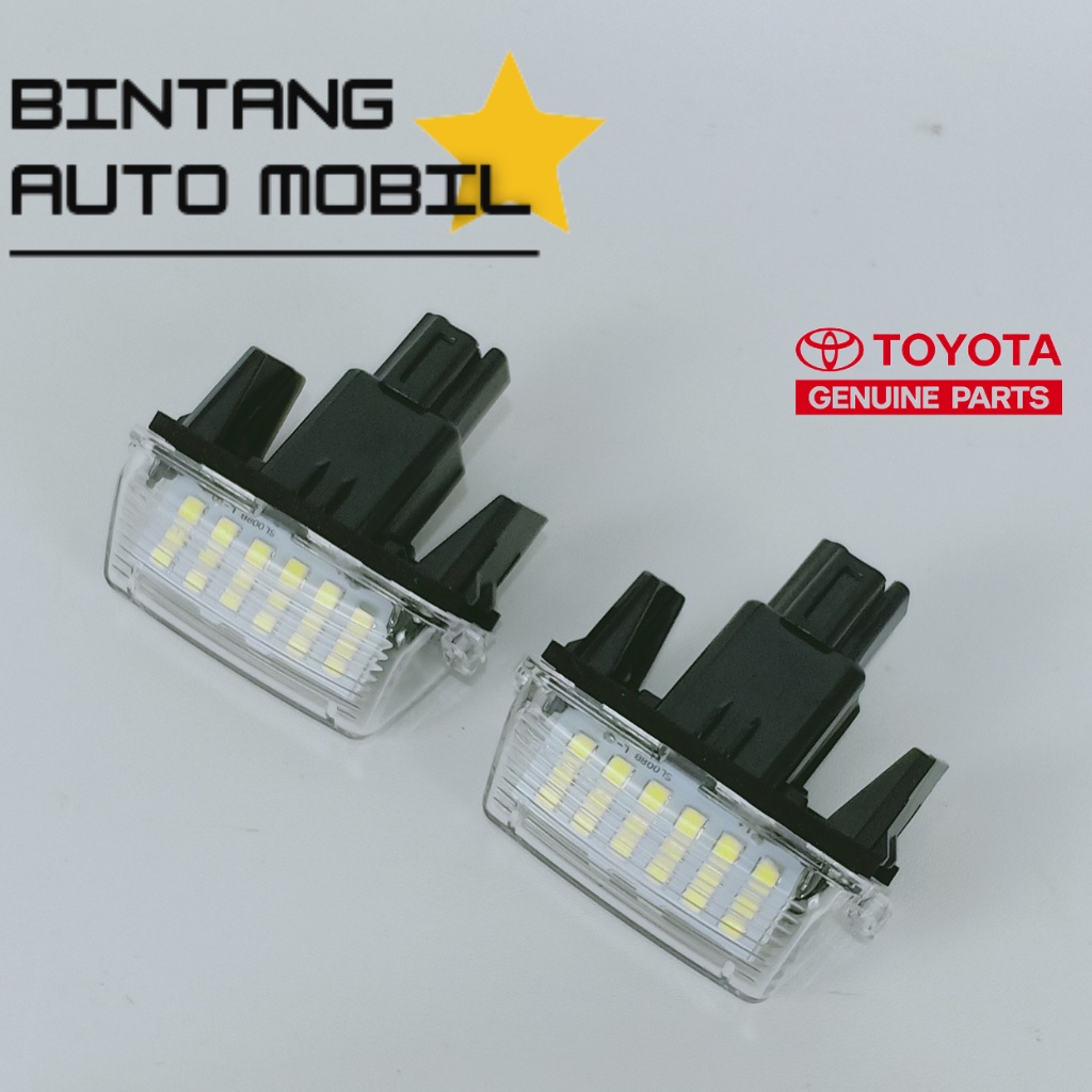 Jual lampu plat nomor led untuk innova reborn dan fortuner vrz/Vios Gen ...