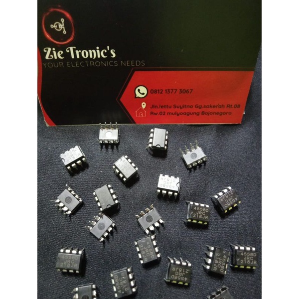 Jual IC JRC4558D DUAL OpAmp | Shopee Indonesia