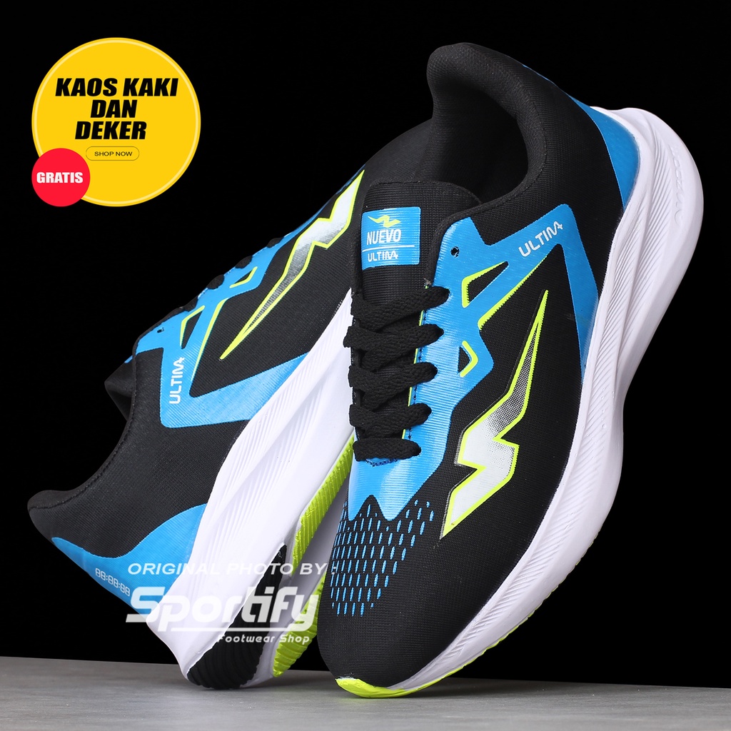 Jual Sepatu Pria Olahraga Running Lari Sneakers Casual jalan Traning ...