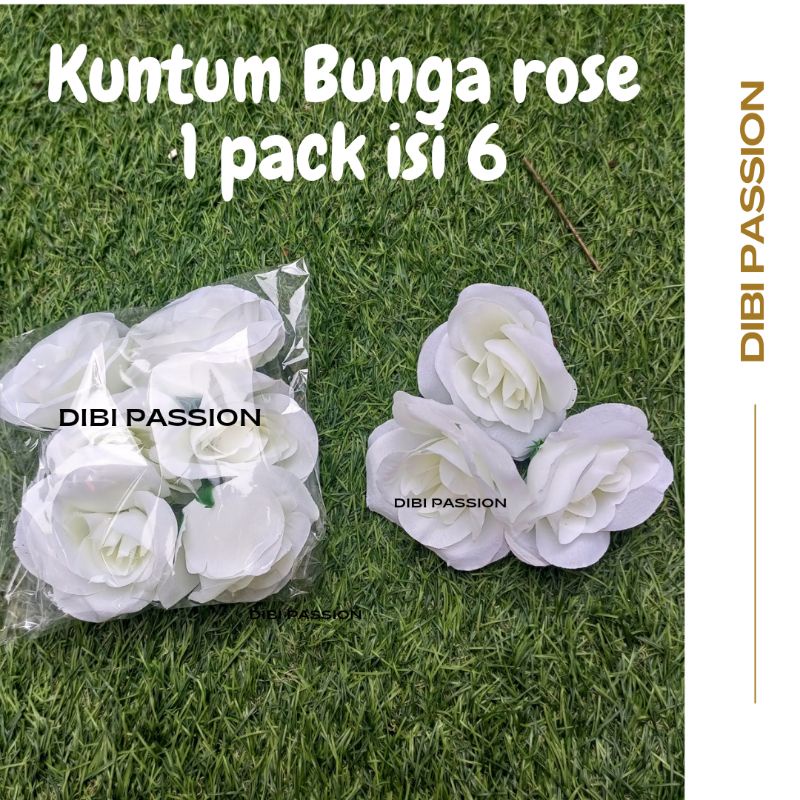 Jual Kepala bunga mawar/ kepala bunga rose/ kepala bunga mawar jepang ...