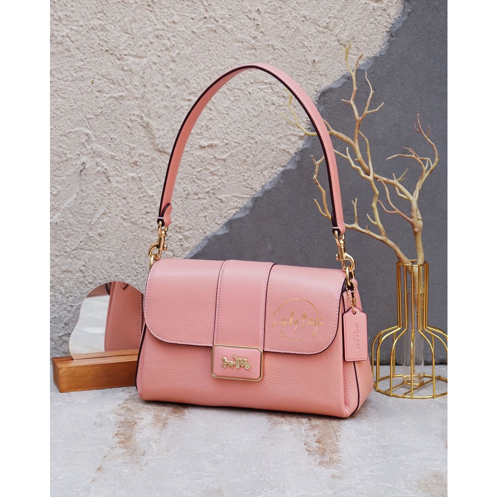 Jual Coach grace shoulder bag leather (authentic / original) | Shopee ...
