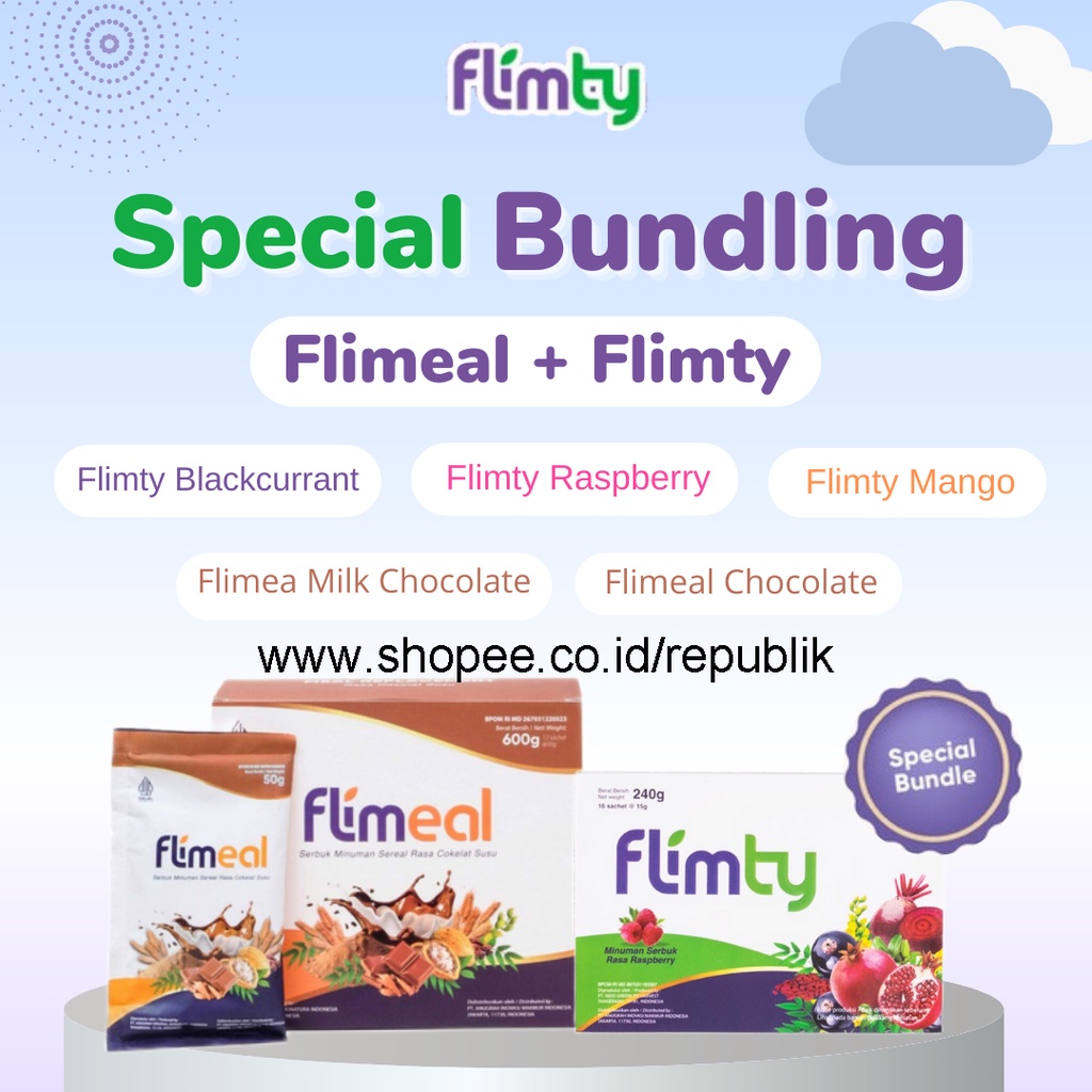 Jual Paket Bundle Flimty 1 box+ flimeal 1 box | flimty fiber | Shopee ...