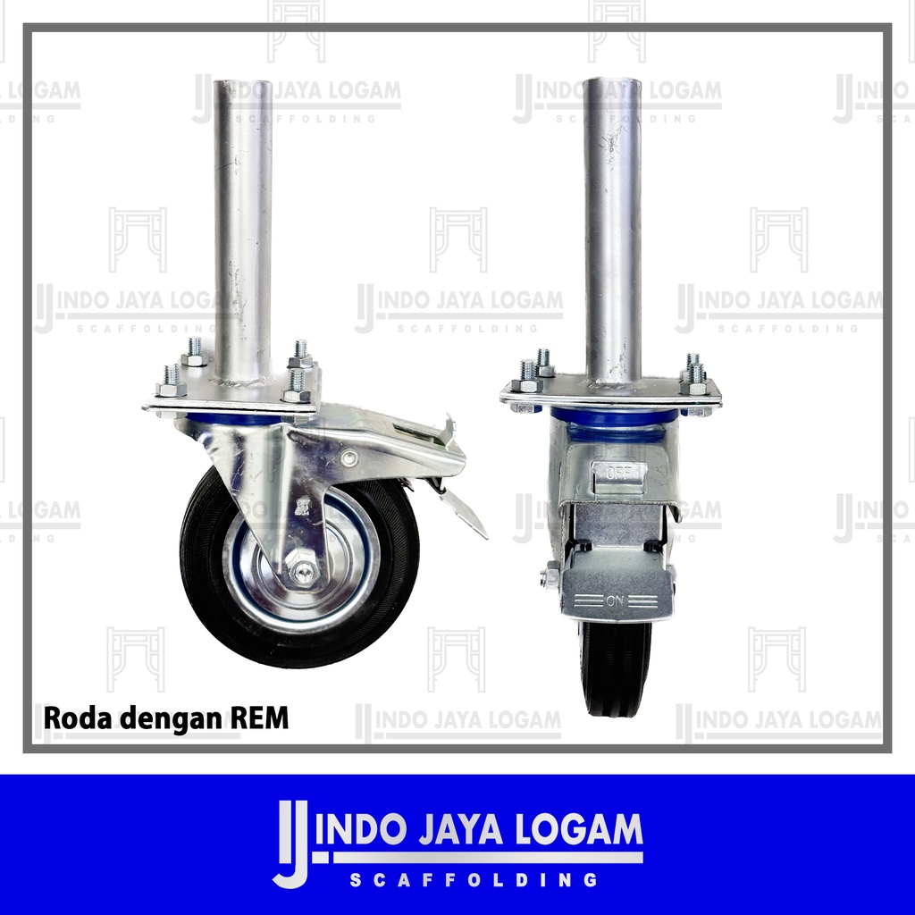 Jual Roda Karet 6inch SATUAN untuk Steger Scaffolding Scafolding ...