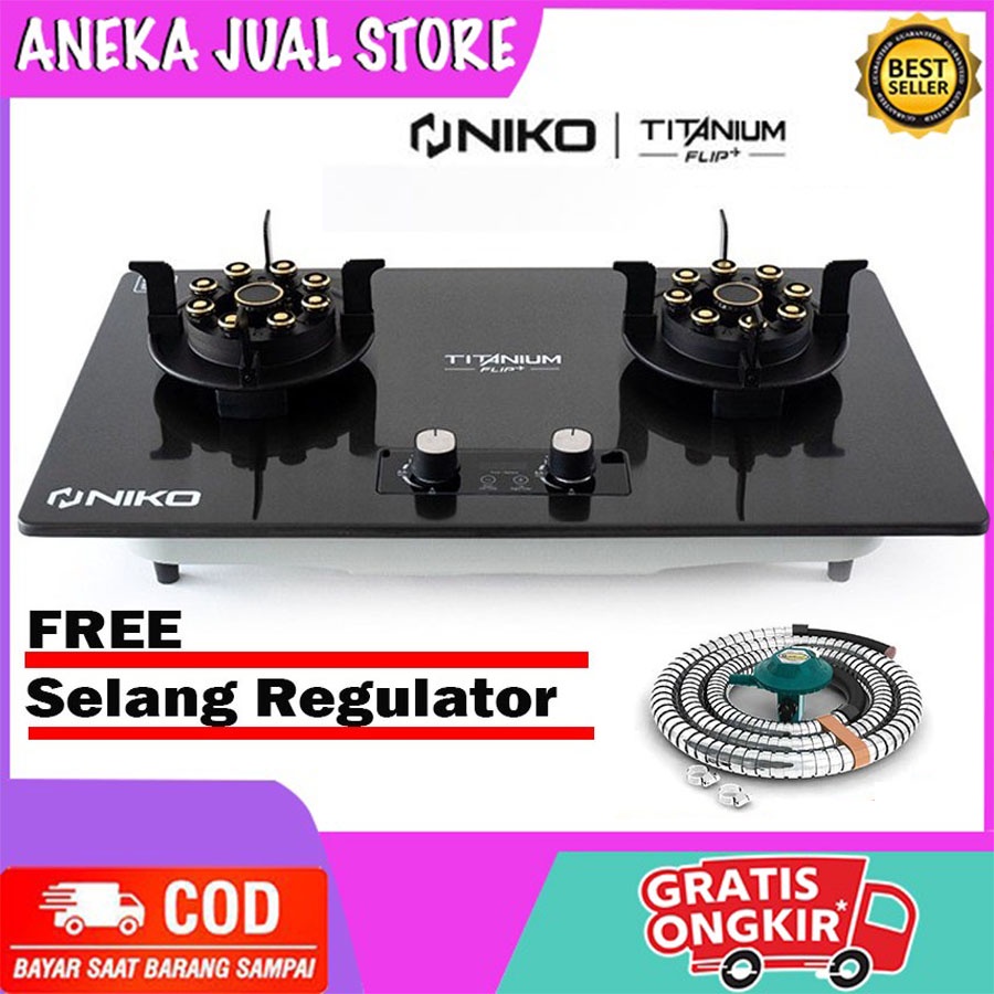 Jual NIKO KOMPOR TANAM 2 TUNGKU & LIPAT TITANIUM FLIP PLUS DENGAN TIMER ...