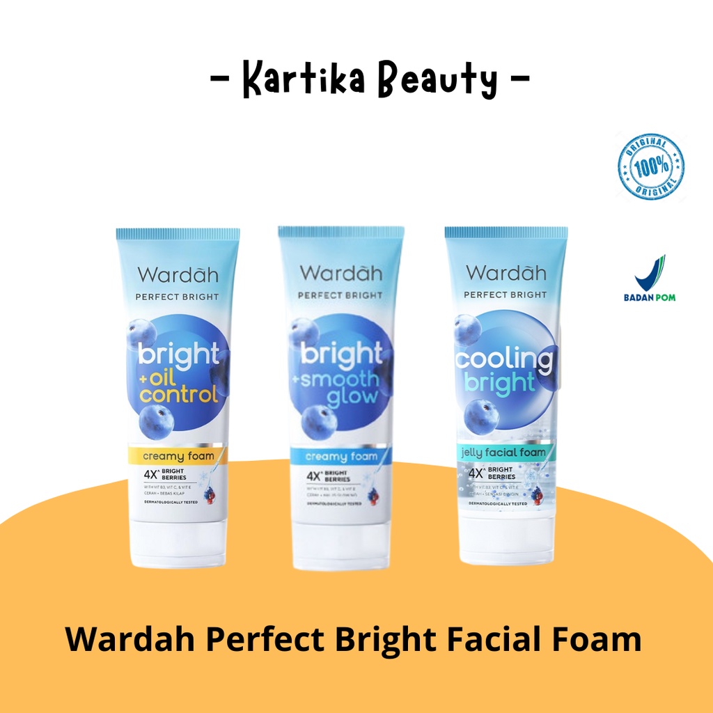Jual [KEMASAN BARU / LAMA] SABUN CUCI MUKA WARDAH PERFECT BRIGHT CREAMY ...
