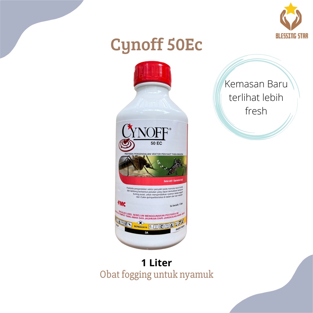 Jual Cynoff 50 EC 1liter obat fogging anti nyamuk dbd kecoa semut dan ...