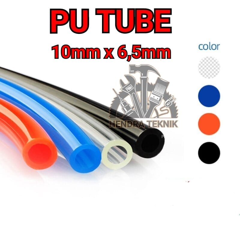 Jual SELANG PU 10MM X 6,5MM SELANG ANGIN PU TUBE SELANG COMPRESSOR 10x6.5 MM PIPA ANGIN ...