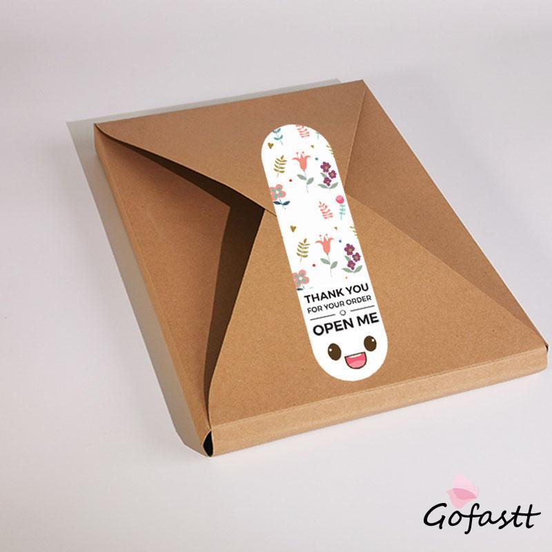 Jual 100PCS / Paket Stiker Kemasan Ekspresi Lucu Sticker Persegi ...