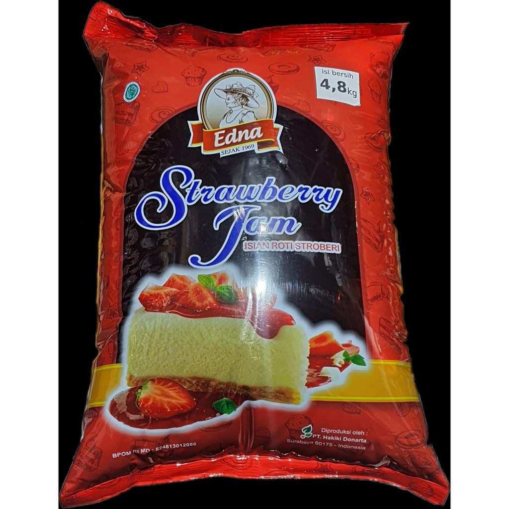 Jual Selai Edna Filling 300gr (Blueberry, Nanas, Strawberry, & Melon ...
