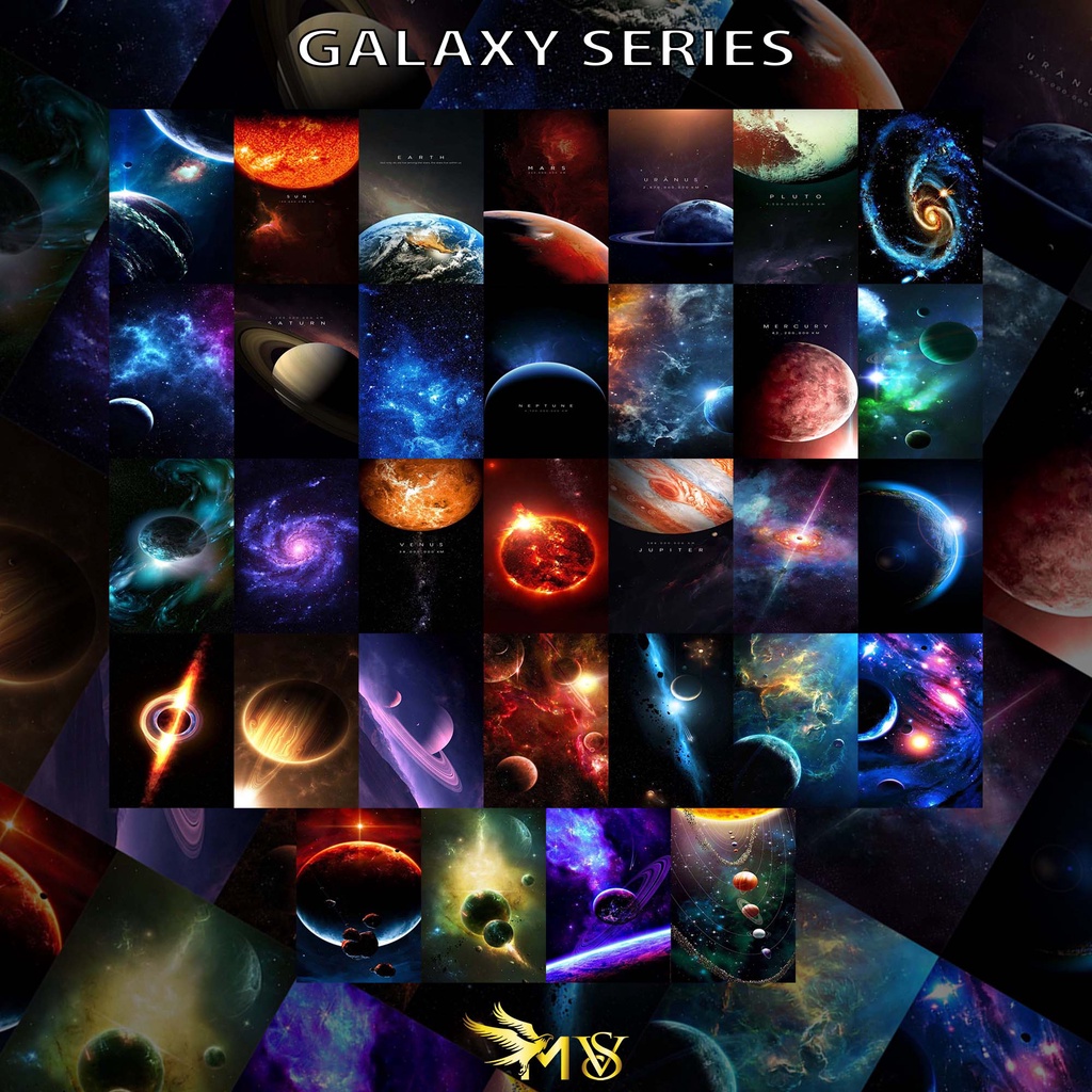 Jual POSTER DINGDING AESTHETIC / POSTER GALAXY / LUAR ANGKASA / POSTER ...