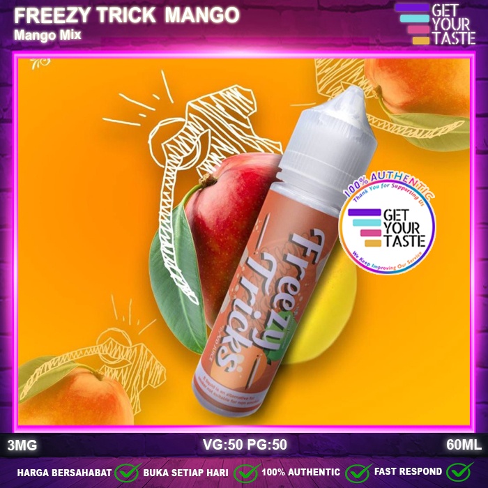Jual Liquid Freezy Tricks Mango Mix 60ML by VD Juice Malaysia | Shopee ...