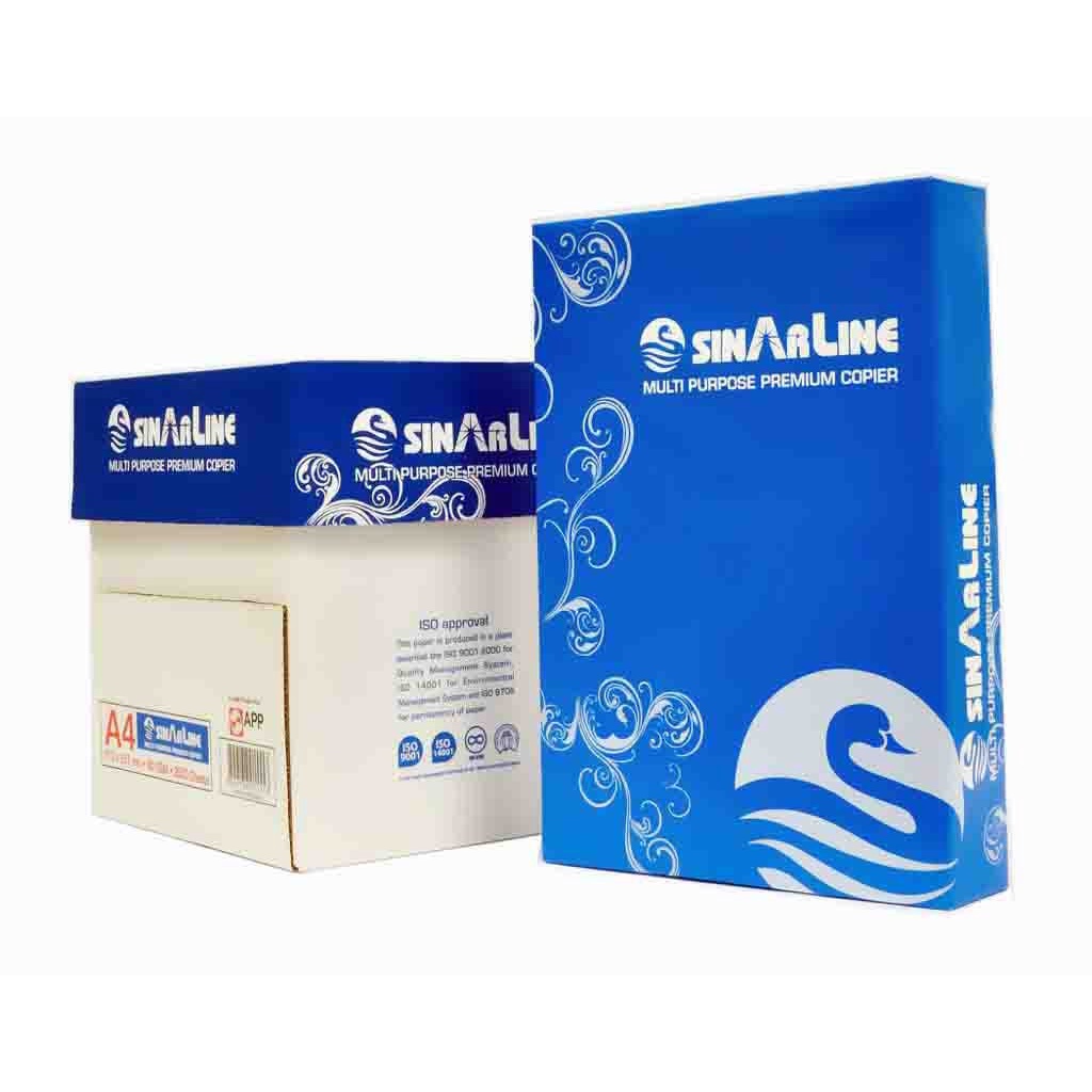 Jual KERTAS HVS A4 F4 70 GRAM SINAR LINE | Shopee Indonesia