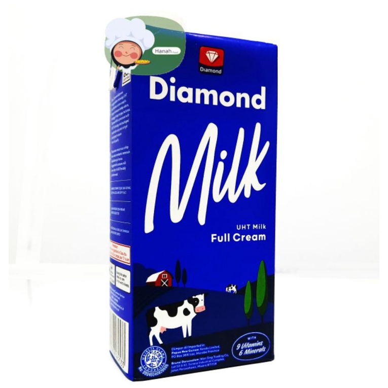 Jual susu uht diamond full cream milk 1 liter | Shopee Indonesia