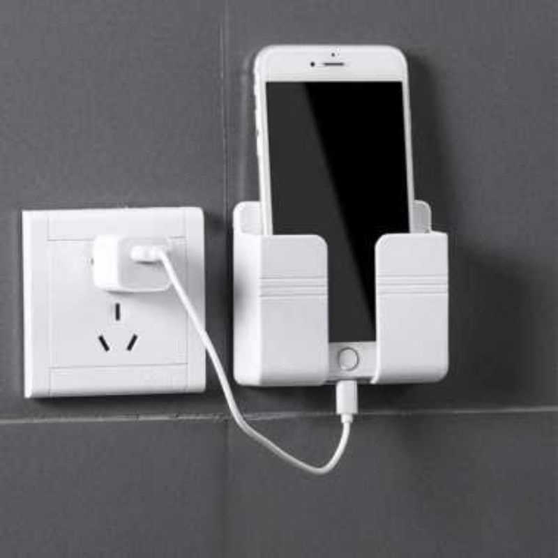 Jual tempat charge HP dinding / hanger wadah charge HP dinding | Shopee ...