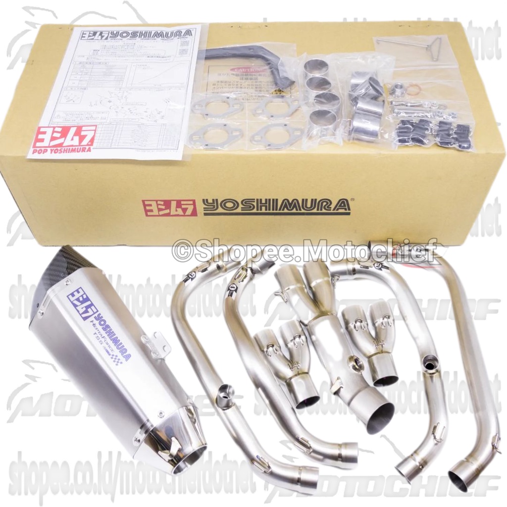 Jual KNALPOT YOSHIMURA HEPTA FORCE ZX25R TSS TT FULLSYSTEM 100% ...