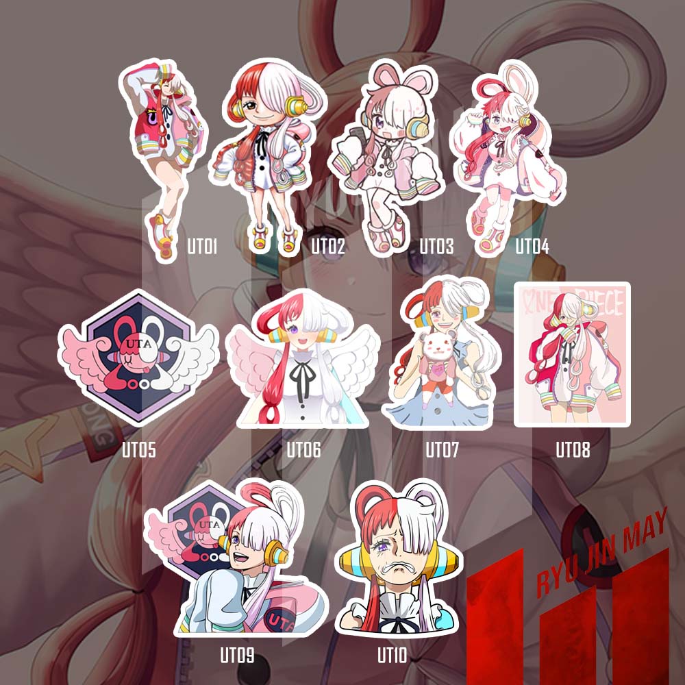Jual Sticker Anime - One Piece Red - Uta | Shopee Indonesia