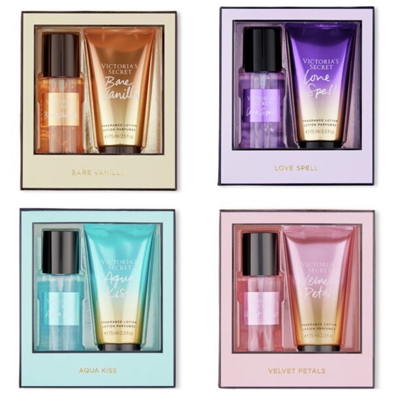 Jual Sale VS - Gift Set Travel Size Bare Vanilla / Love Spell / Velvet ...