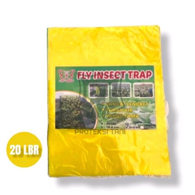 Jual Yellow Trap Perangkap hama lalat buah isi 20 Lembar | Shopee Indonesia