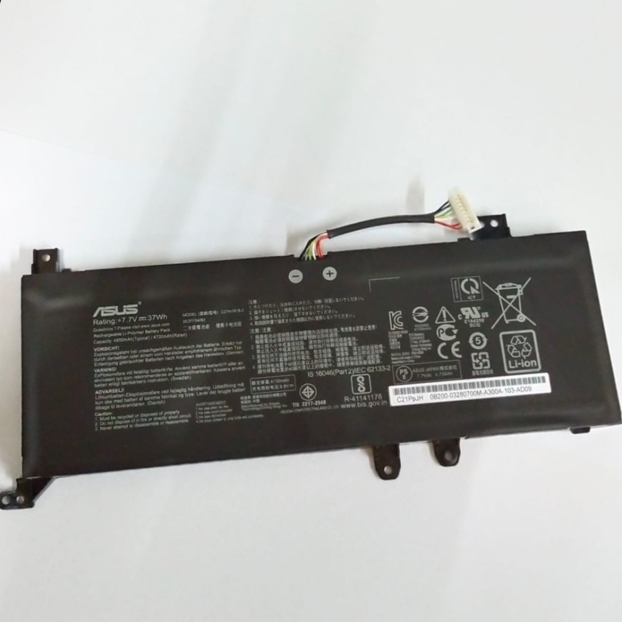 Jual Baterai Asus VivoBook 14 A409F A409FJ X409 F409 X509 M409 B21N1818-1 Original | Shopee ...