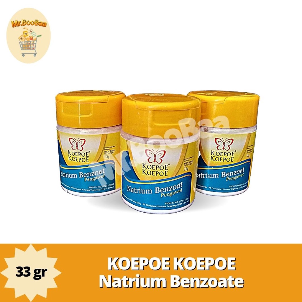 Jual Koepoe Koepoe Natrium Benzoate 33gr - Natrium Benzoate Kupu Kupu | Shopee Indonesia
