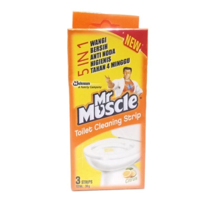 Jual Mr Muscle toilet cleaning 3 strip 30g | Shopee Indonesia