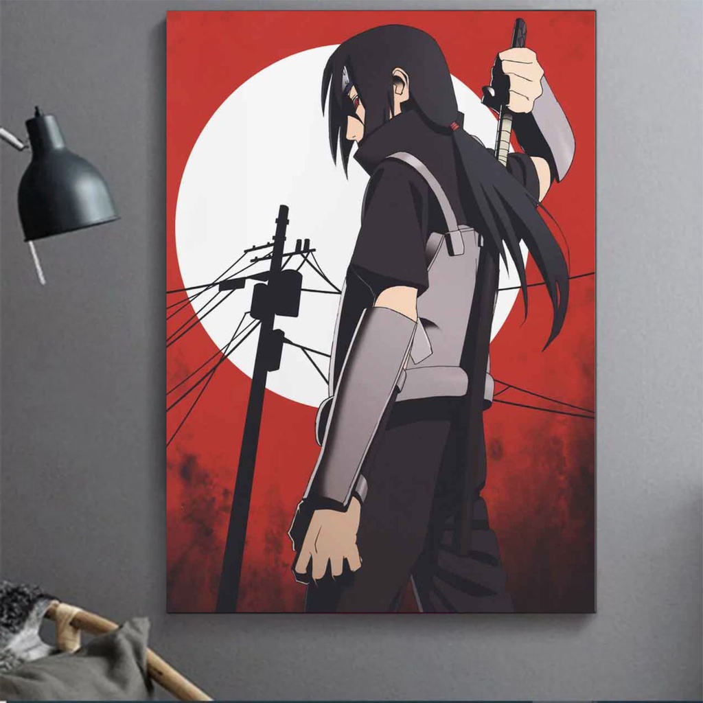 Jual Poster Dinding Itachi Uchiha Anime Manga Uzumaki Naruto Boruto ...