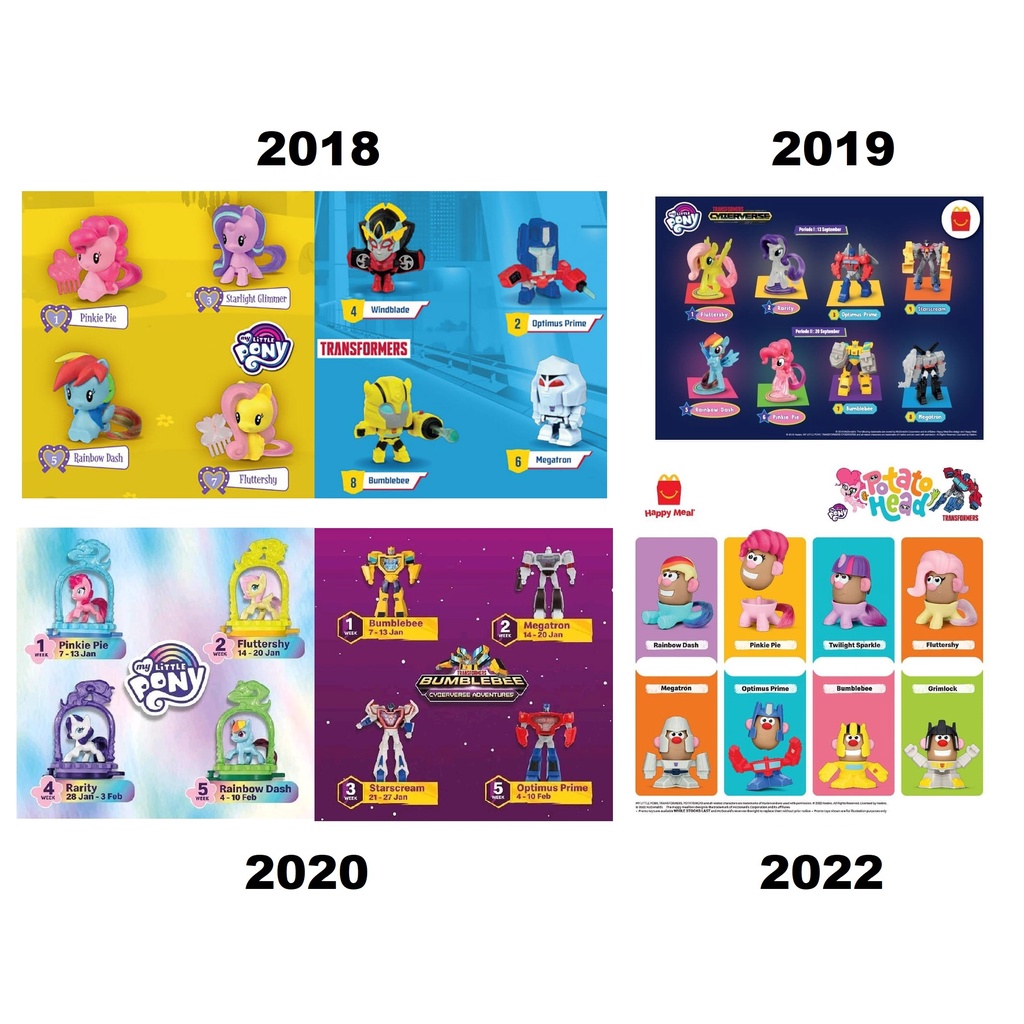 Jual Mainan Anak Hadiah Happy Meal Meals McD McDonald Toy McDonalds Toys My Little Pony ...