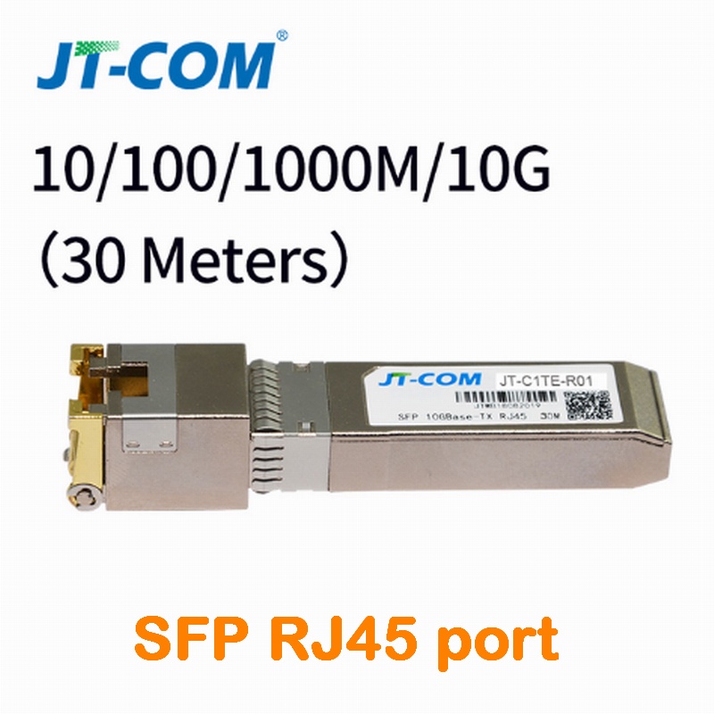 Jual Modul Transceiver SFP Tembaga 10G RJ45 10GBase-Tx Eterna Gpon Olt ...