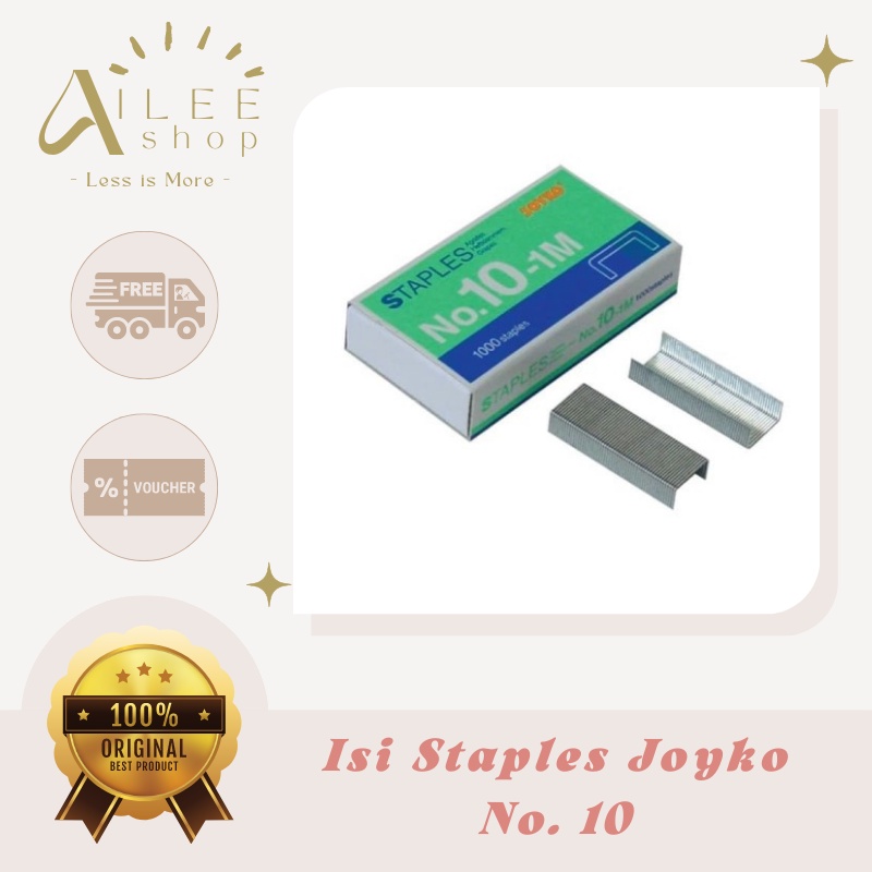 Jual Isi Staples No.10-1M Joyko / Refill Stapler No 10 | Shopee Indonesia