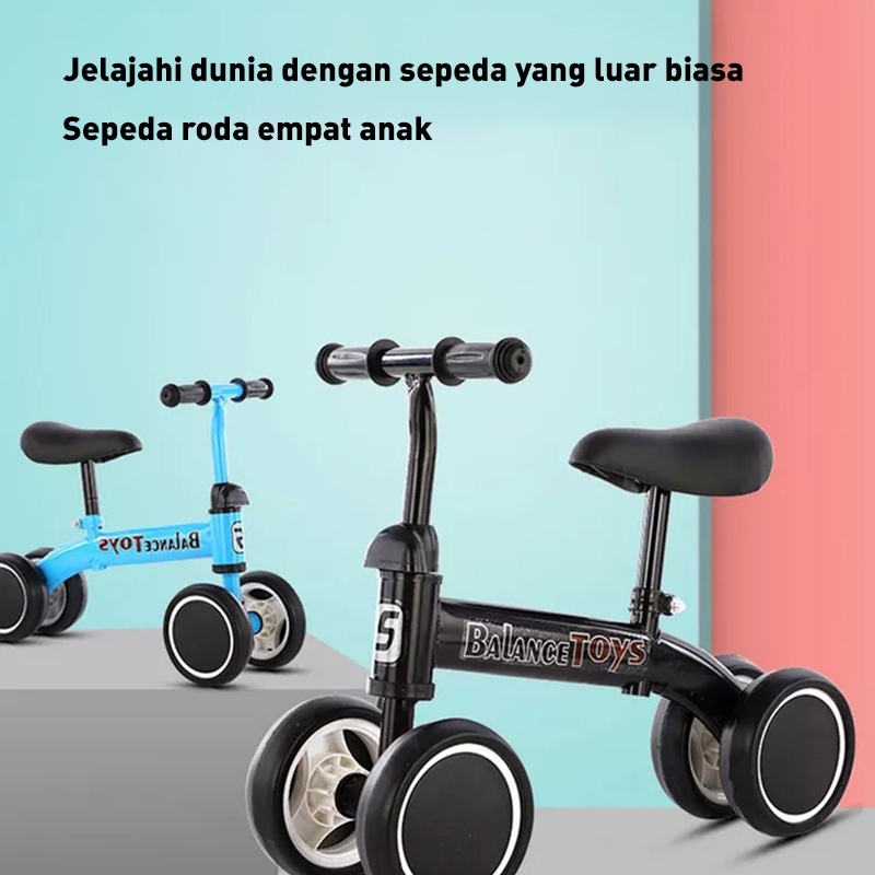 Jual Sepeda Anak Balance Bike - Sepeda Keseimbangan Anak 4 Roda Push ...