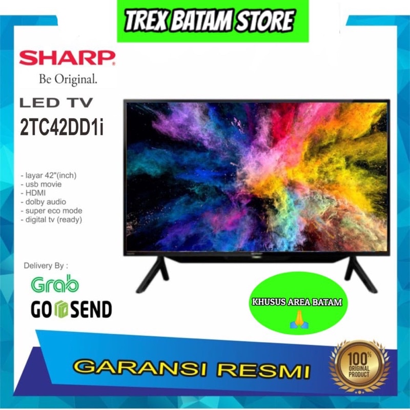 Jual SHARP 2T-C42DD1i LED TV 42 INCH DIGITAL TV (BATAM) | Shopee Indonesia