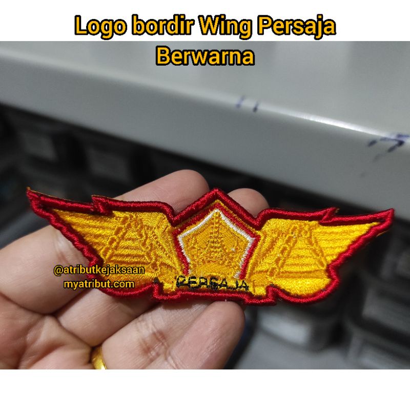 Jual Logo Bordir Wing Persaja Kuning | Shopee Indonesia