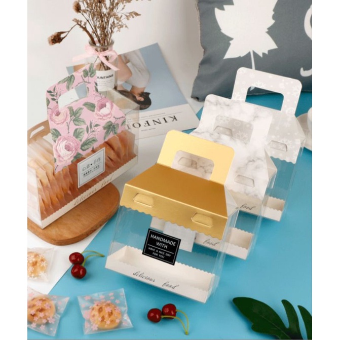 Jual kotak mika kue,cookie,hamper/mika box makanan | Shopee Indonesia