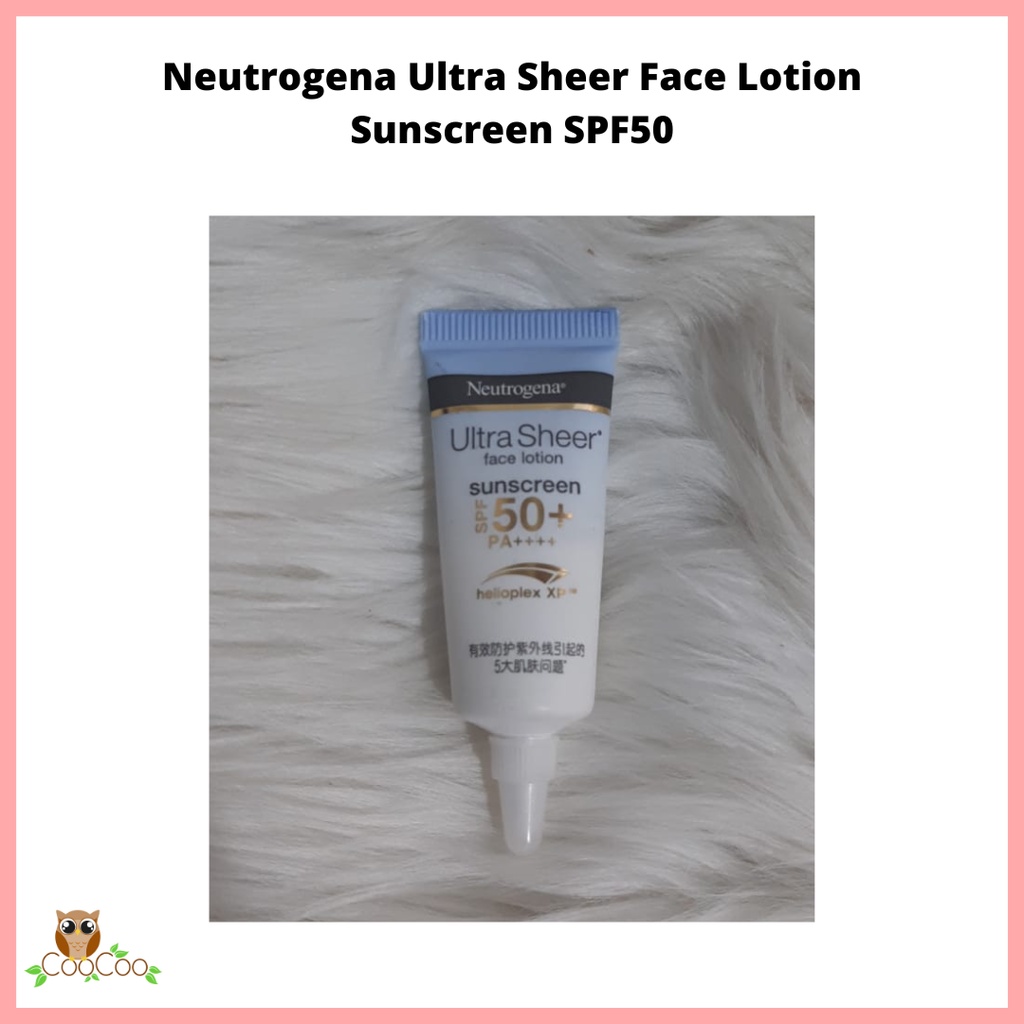 Jual Neutrogena Ultra Sheer Face Lotion Sunscreen SPF50 | Shopee Indonesia