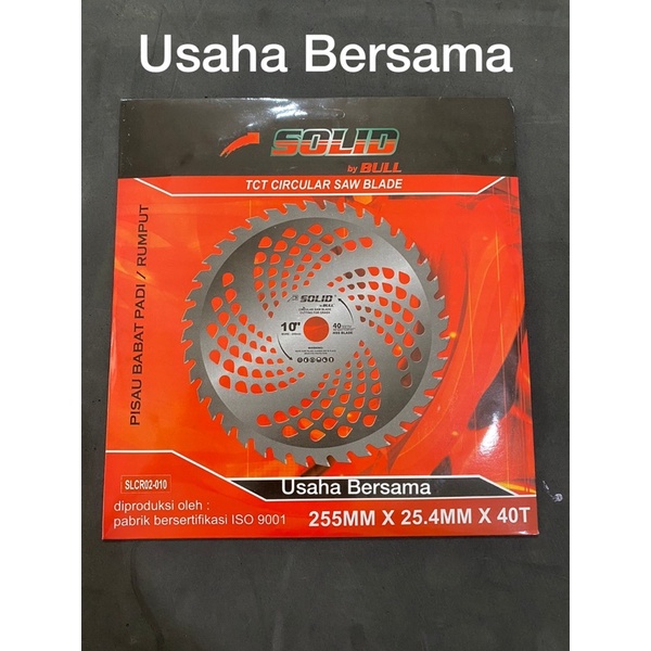 Jual Solid Mata Pisau Potong Rumput Padi Bulat Mesin Brush Cutter 10 x ...