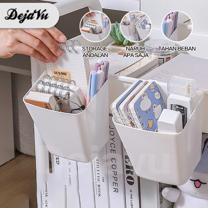 Jual Dejavu Rak Gantung Meja Belajar Keranjang Storage Tempel Dinding ...