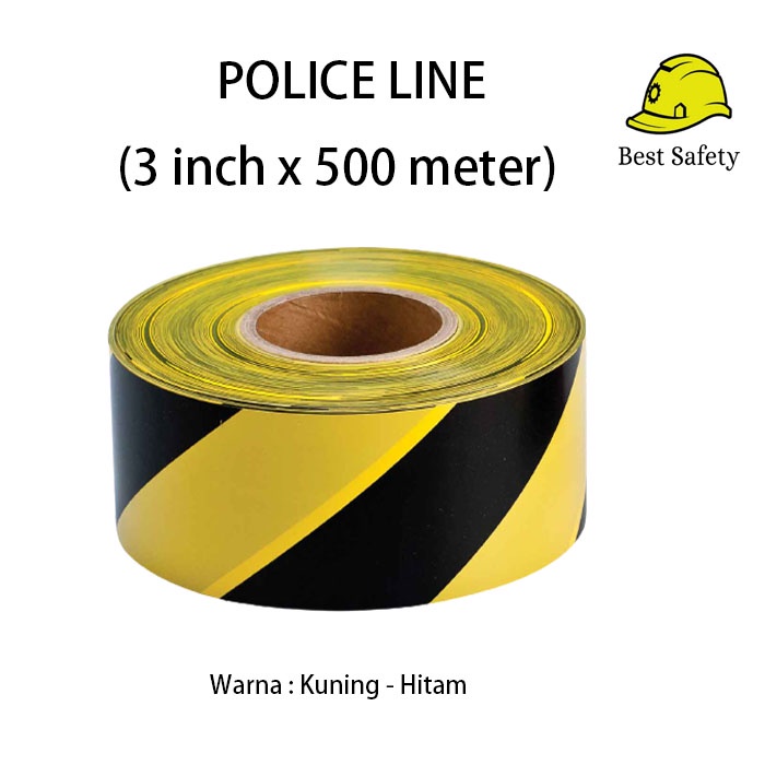 Jual Police Line / Garis Polisi 3 inchi x 500 meter / Barricade Tape ...