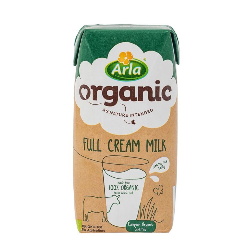 Jual Arla - Susu UHT Organic Full Cream Milk - Susu UHT Grassfed Balikpapan | Shopee Indonesia