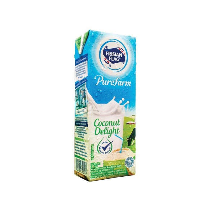 Jual Frisian Flag Susu Cair UHT Coconut Delight 225 ml | Shopee Indonesia