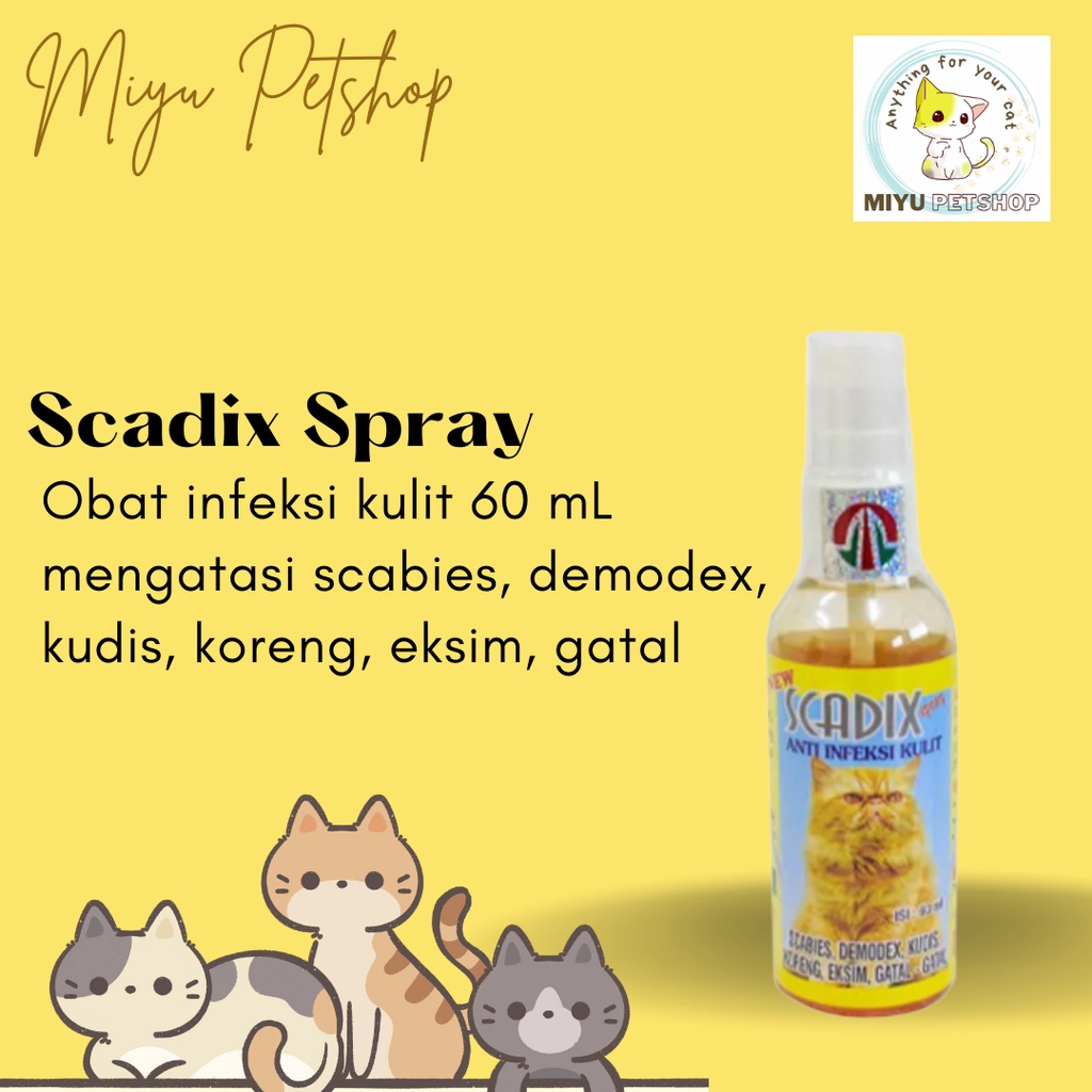 Jual Scadix || Obat semprot untuk kulit (Jamur, Kutu, Korengan, Gatal ...