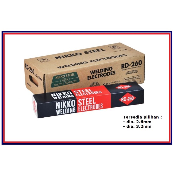 Jual Kawat Las Listrik / Elektroda Nikko Steel Rd 260 (1 Kg) | Shopee Indonesia