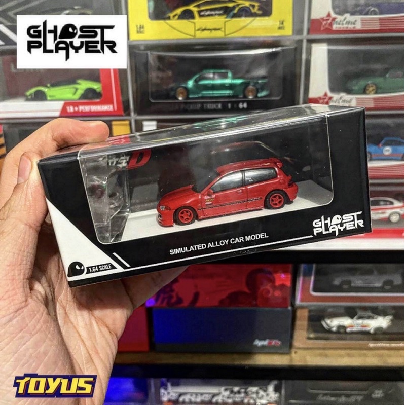 Jual ghost Player - WITH FIGURE INITIAL D HONDA CIVIC EG6 SHINGO SHOJI | Shopee Indonesia