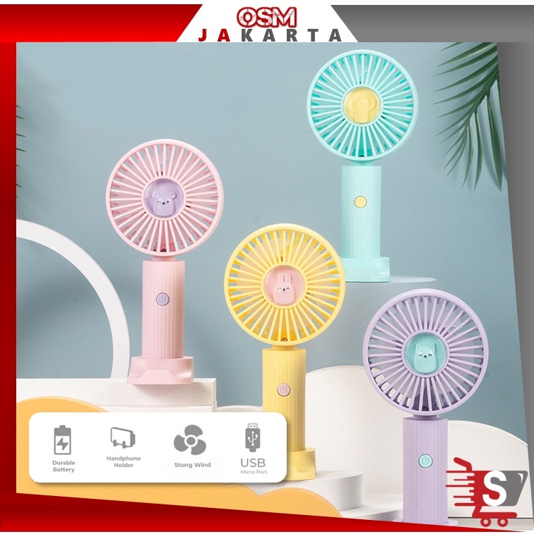Jual OSM JKT Ki5663 Kipas Mini Genggam Portable Karakter / Kipas Angin ...