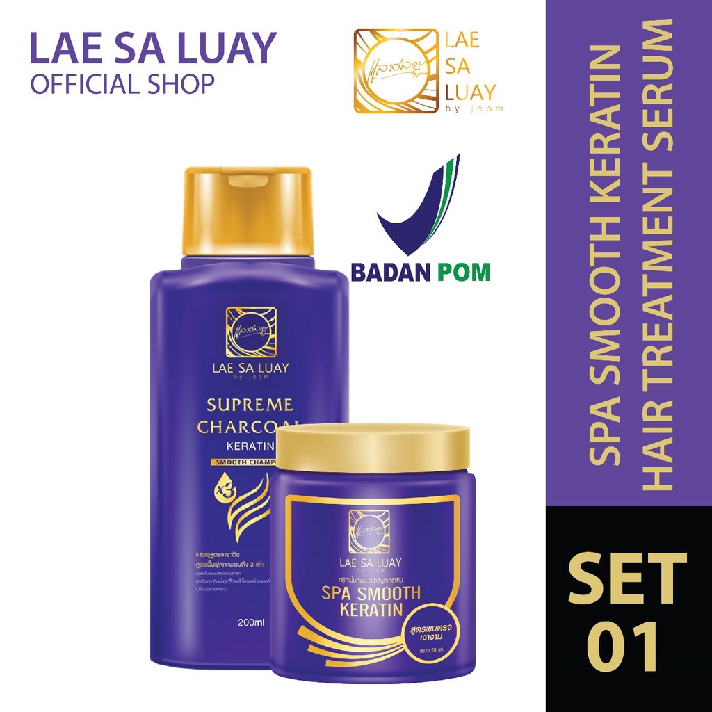 Jual Lae Sa Luay Paket 2 In 1 Hair Perfection Shampo Dan Keratin ...